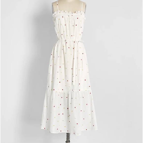 Modcloth | Dresses | Modcloth The Lady Bugs Midi Dress Size Large Nwt ...
